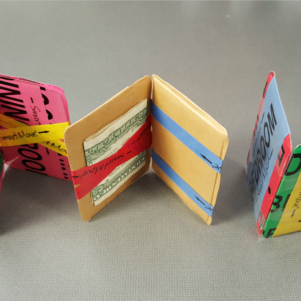 How to Make a Magic Moving Tape Wallet! - Moving Insider