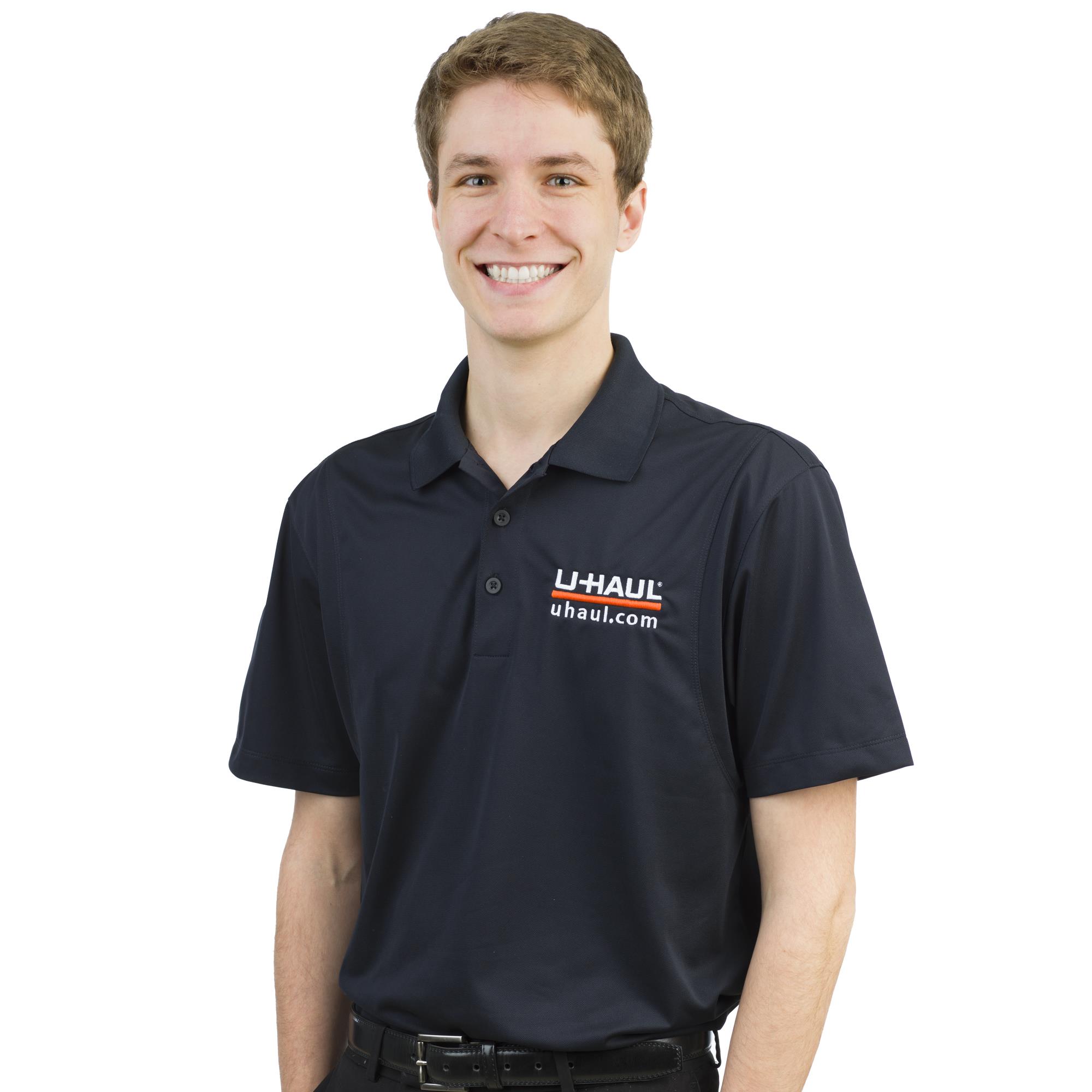 Men’s Black Uhaul.com Polo (3XL) | U-Haul