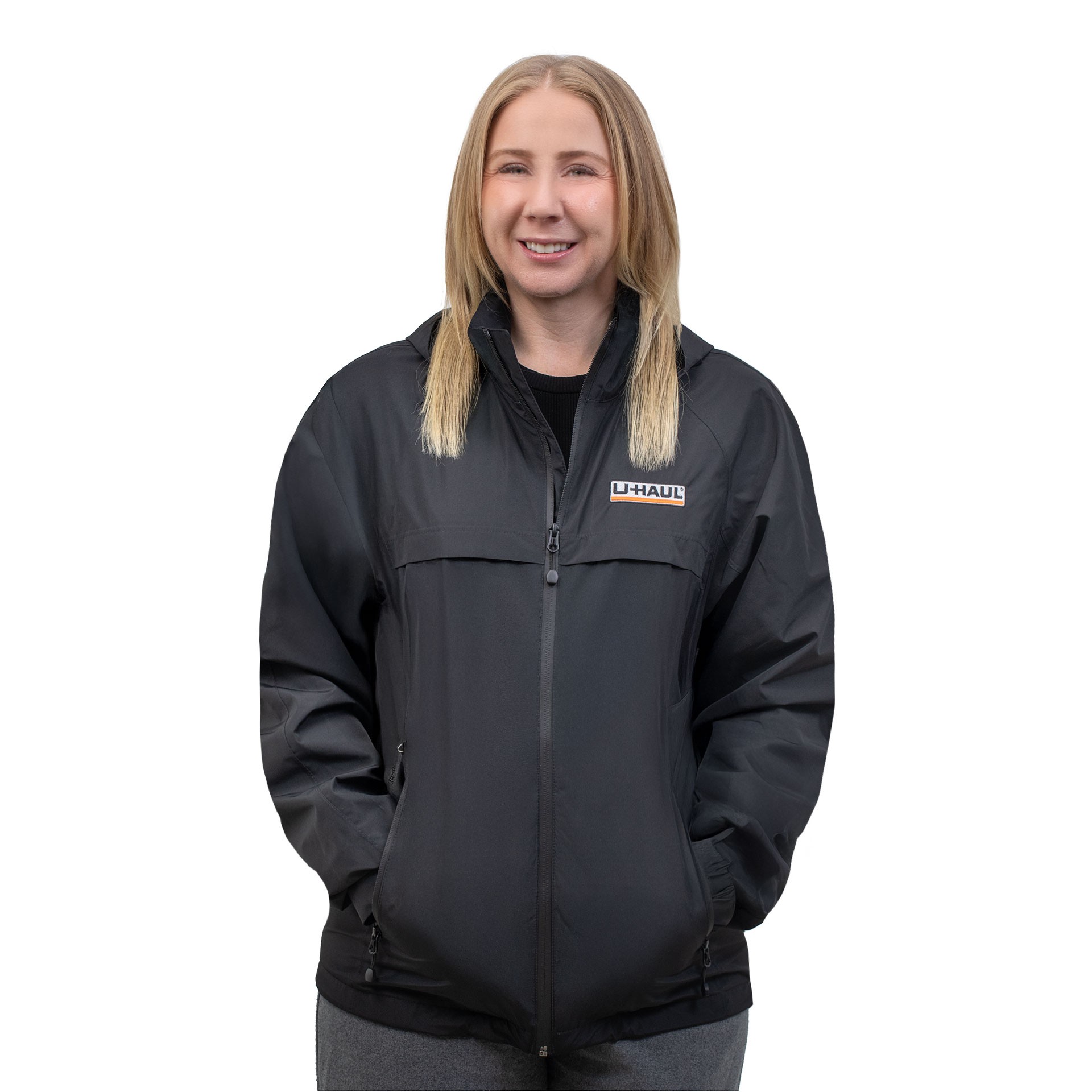 U-Haul Unisex Waterproof Hooded Jacket – Small