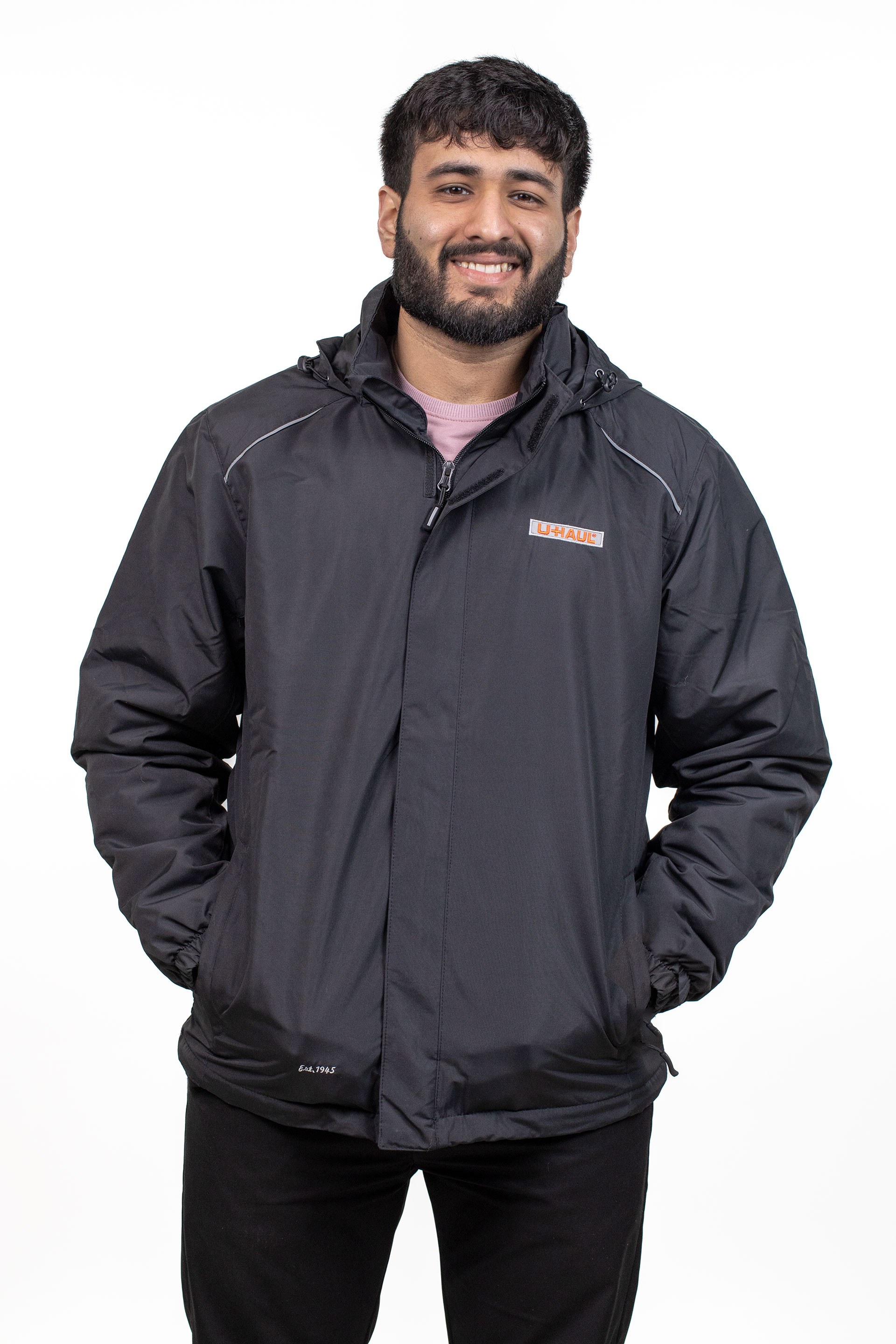 U-Haul Black Unisex Jacket- XL