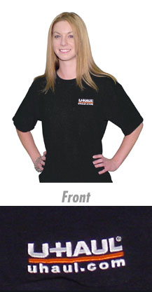 U-Haul Embroidered Unisex T-Shirt -Black/4XL