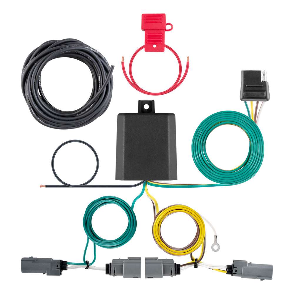 CURT 56465 Custom 4-Way Flat Output Select Trailer Wiring Harness ...