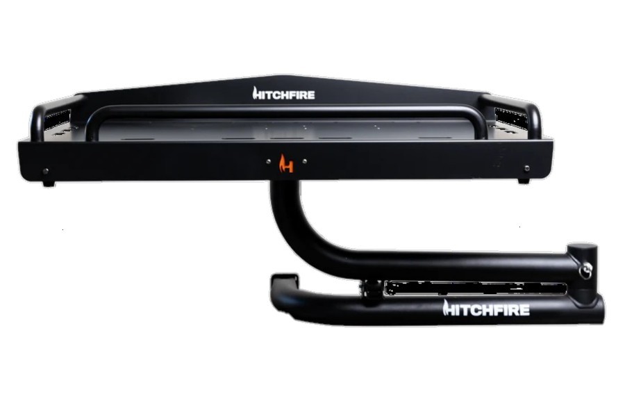 HitchFire Hitch-Mounted XL Cargo Carrier with Dual Swing Arm