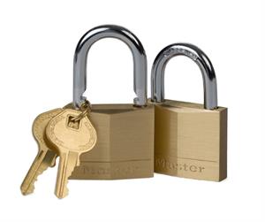 1-9/16” Wide Solid Brass Body Lock (2 Pack)